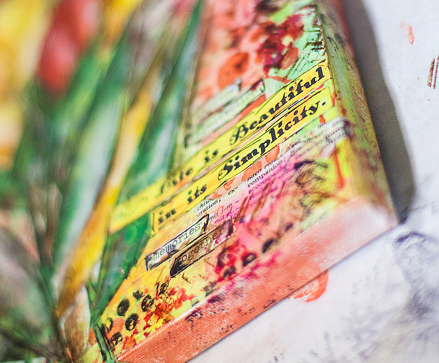 Spring is in the Air . . . Artjournal Page & Mixed Media Canvas ...