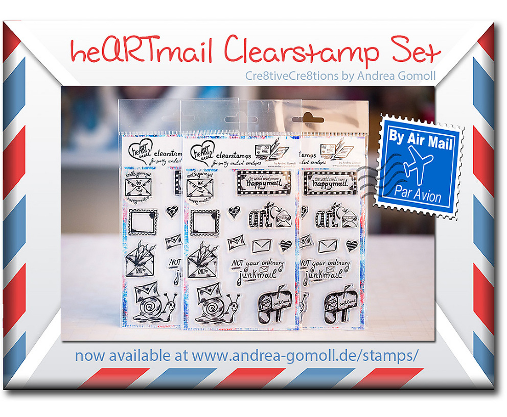 NEW Clearstamps for Snailmail Fun: The heARTmail Clearstamp Set ...