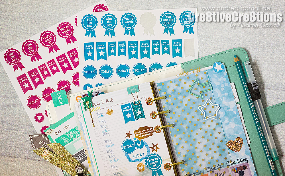 Free Download: DIY Planner Sticker Print & Cut File for Silhouette ...