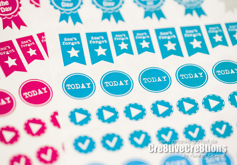 Free Download: DIY Planner Sticker Print & Cut File for Silhouette ...