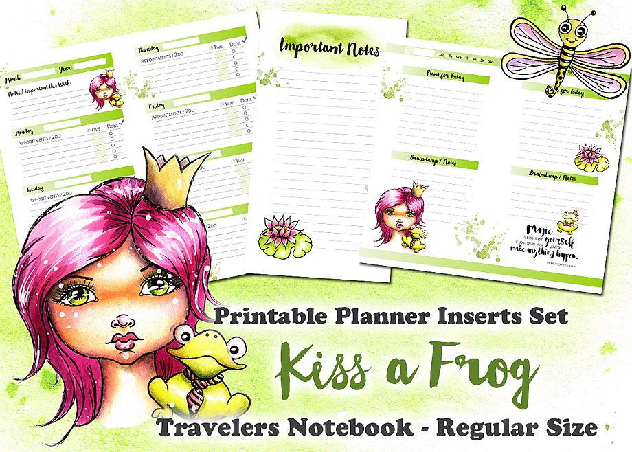 Whimsical Girls-Printable Planner Inserts » Cre8tive Cre8tions by ...
