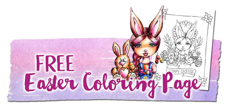 Free Printable Hoppy Easter Coloring Page & new Easter Planner Pages ...