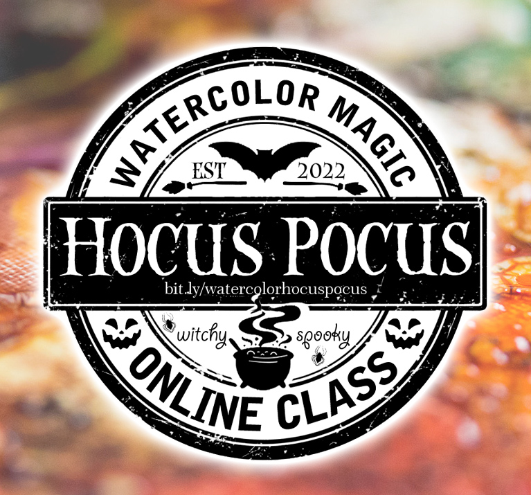 Watercolor Magic: Hocus Pocus – a magical Online Class » Cre8tive ...