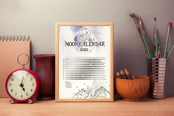 Moon Friend – Free Mini Class & Free Moon Phases Calendar 2023 » Cre8tive Cre8tions by Andrea Gomoll