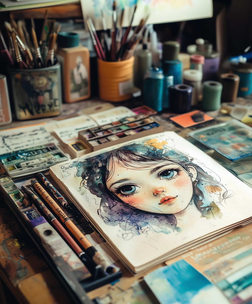 Almost there … 30 Days of Artjournal Magic » Cre8tive Cre8tions by ...